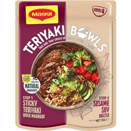 Maggi Bowl Meals Asian Style Teriyaki Bowl 150g | Woolworths