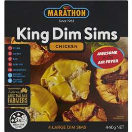 Marathon Chicken King Dim Sims 440g | Woolworths