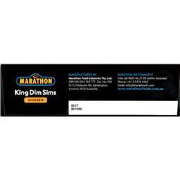 Marathon Chicken King Dim Sims 440g | Woolworths