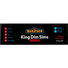 Marathon King Dim Sims Beef & Pork 440g | Woolworths