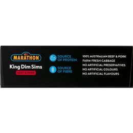 Marathon King Dim Sims Beef & Pork 440g | Woolworths