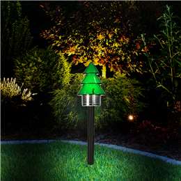 Mirabella Christmas Solar Powered Tree Stake Light Each | Woolworths