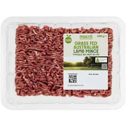 Macro Grass Fed Australian Lamb Mince 450g | Woolworths