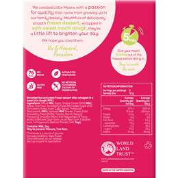 Little Moons Mochi Bites Strawberries & Cream 6 Pack | Woolworths