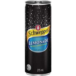 Schweppes Lemonade Soft Drink Mini Cans Multipack 275ml X 6 Pack ...