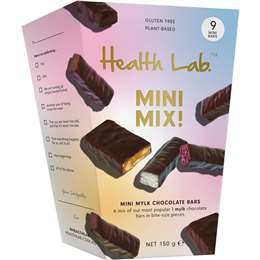 Health Lab Mini Mix Mylk Chocolate Bars 150g | Woolworths