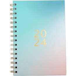 2024 Hardcover Spiral Diary Assorted Each | Woolworths