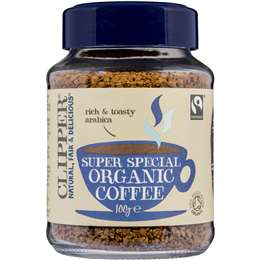 Clipper Organic Instant Coffee Medium Roast 100g | Woolworths