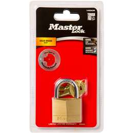 Master Lock 40mm Diamond Brass Padlock | Woolworths