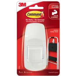 3m Command Jumbo Hook White Each | Woolworths
