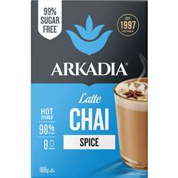 Arkadia Chai Spice Tea 99% Sugar Free 8 Pack | Woolworths