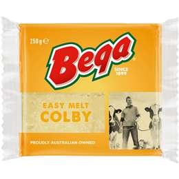 Bega Easy Melt Colby Cheese Block 250g | Woolworths