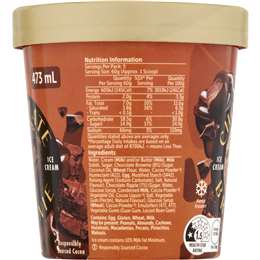 Woolworths Chocolate Brownie Ice Cream 473ml | Woolworths