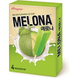 Binggrae Melona Melon Flavoured Ice Bars 4 Pack | Woolworths