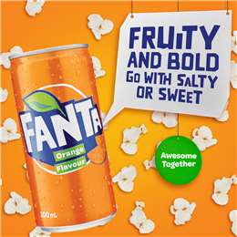 Fanta Orange Mini Can 200ml X8 Pack | Woolworths
