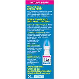 Flo Saline Plus Nasal Spray 30ml | Woolworths