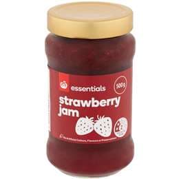 Essentials Strawberry Jam 500g | Woolworths