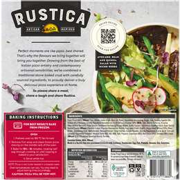 Mccain Rustica Thin & Crispy Australian Angus Beef Pizza 370g | Woolworths