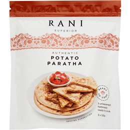 Rani Superior Potato Paratha 3 Pack | Woolworths