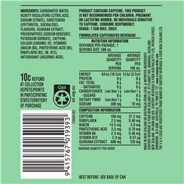 V Refresh Green Apple Lemonade 500ml | Woolworths