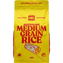 Nice Rice Medium Grain Rice 1kg | Woolworths