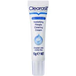 Clearasil Daily Clear Acne Treatment Vanishing Pimple Cream 15g ...