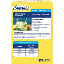 Splenda Sweetener Sachets 100g | Woolworths