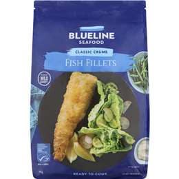 Blueline Seafood Classic Crumbed Fish Fillets 1kg | Woolworths