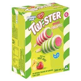 Paddle Pop Twister Mini 6 Pack | Woolworths