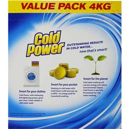 Cold Power Front Loader Regular Powder 4kg | Woolworths