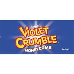 Violet Crumble Honeycomb Ice Cream 4 Pack | Woolworths