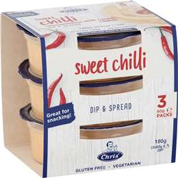 Chris' Homestyle Dips Sweet Chilli 60g X 3 Pack | Woolworths