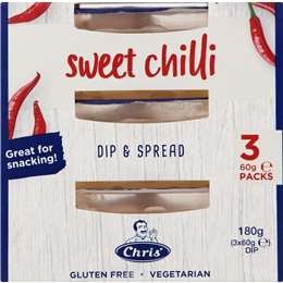 Chris' Homestyle Dips Sweet Chilli 60g X 3 Pack | Woolworths