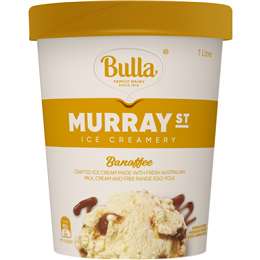 Bulla Murray St Ice Cream Banoffee 1l | Woolworths