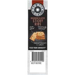 Red Rock Deli Deli Style Crackers Bourbon Glazed Sticky Ribs 135g ...