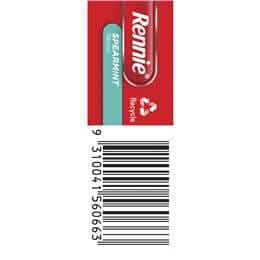 Rennie Indigestion & Heartburn Relief Spearmint Chewable Tablets 24 ...