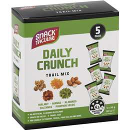 Snacktacular Daily Crunch Trail Mix 30g X 5 Pack | Woolworths