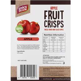 Snacktacular Apple Fruit Crisps 10g X 5 Pack | Woolworths