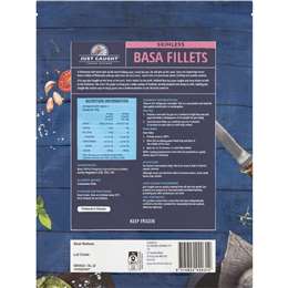 Just Caught Skinless Basa Fillets Frozen 1kg | Woolworths