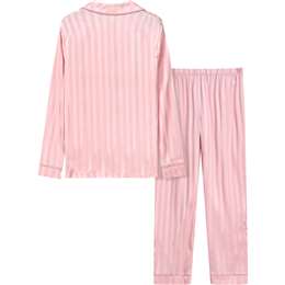 For Her Ladies Satin Pyjama Set Pink Medium Each | Woolworths