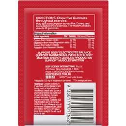 Bsc Electrolyte Gummies Red Berry Flavour Sachet 5 Pack | Woolworths