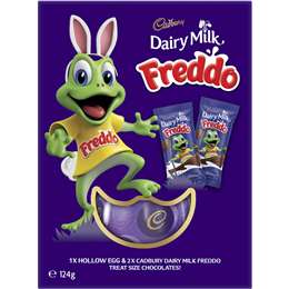 Cadbury Freddo Dairy Milk Chocolate Easter Egg Gift Box 124g | Woolworths