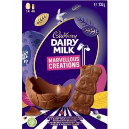 Cadbury Dairy Milk Chocolate Hollow Egg Marvelous Creations Box 232g ...