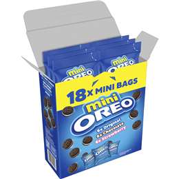 Oreo Minis Cookies Variety Bags 18 Pack 367g | Woolworths