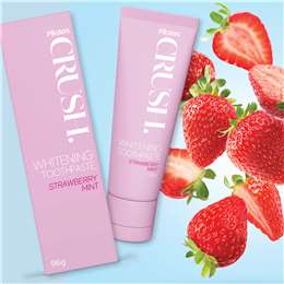 Piksters Crush Whitening Toothpaste Strawberry 96g | Woolworths
