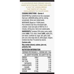 Providore Creamy Tomato Vodka Pasta Sauce 400g | Woolworths