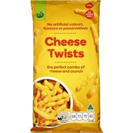 Woolworths Cheese Twists 125g | Woolworths