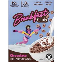 Breakfast Club Chocolate High Protein Cereal 200g | Woolworths