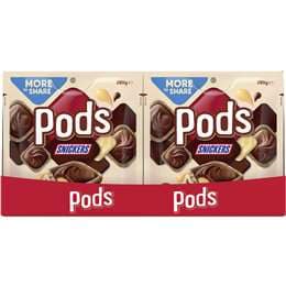 Snickers Pods Chocolate Large Bag 280g | Woolworths
