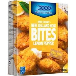 Sealord Hoki Fillets Fish Bites Lemon Pepper 350g | Woolworths
